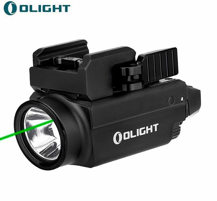 Пистолетный фонарь Olight Baldr S Black, Li-po 380 mAh, 130 метров, 800 люмен (Комплект)