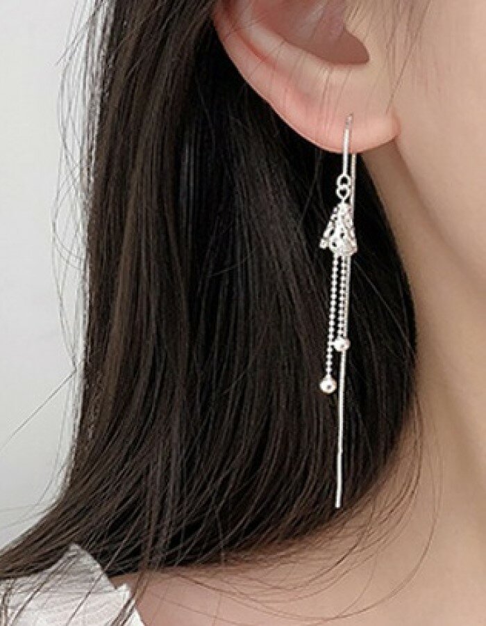 Серьги цепочки