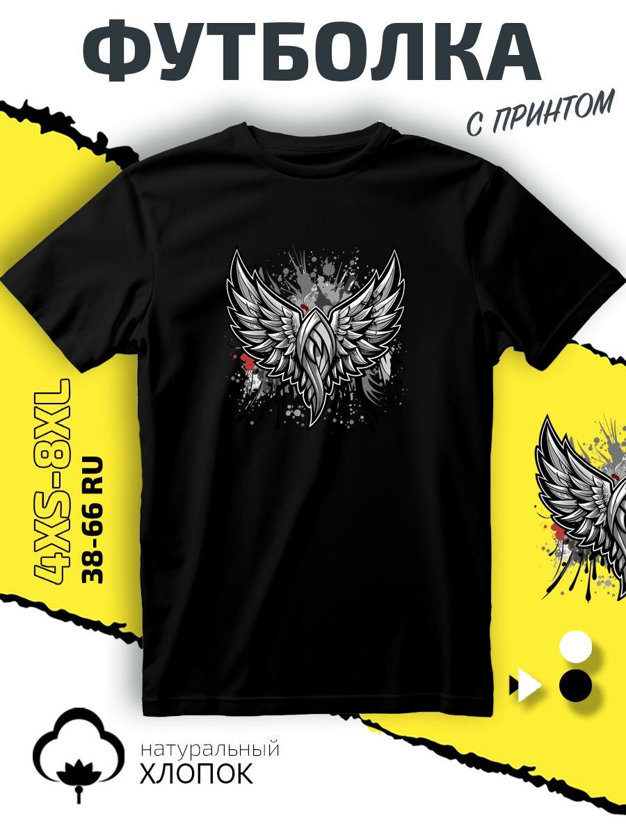 Футболка Angel Wings аниме