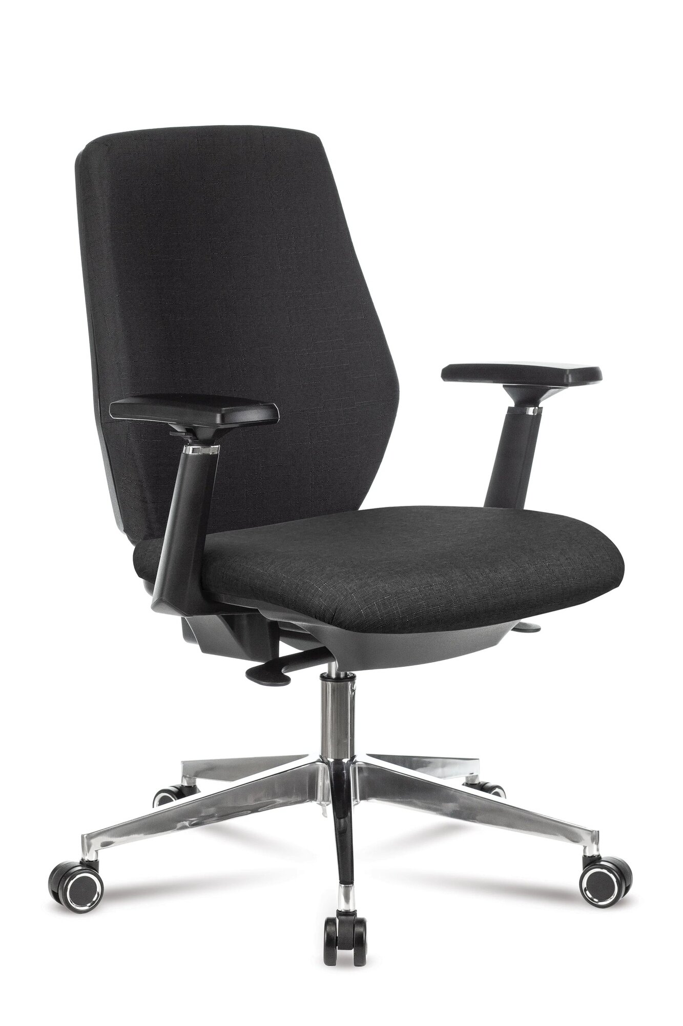 Кресло Бюрократ CH-545/LUX, черное, с регулировкой высоты, до 120 кг