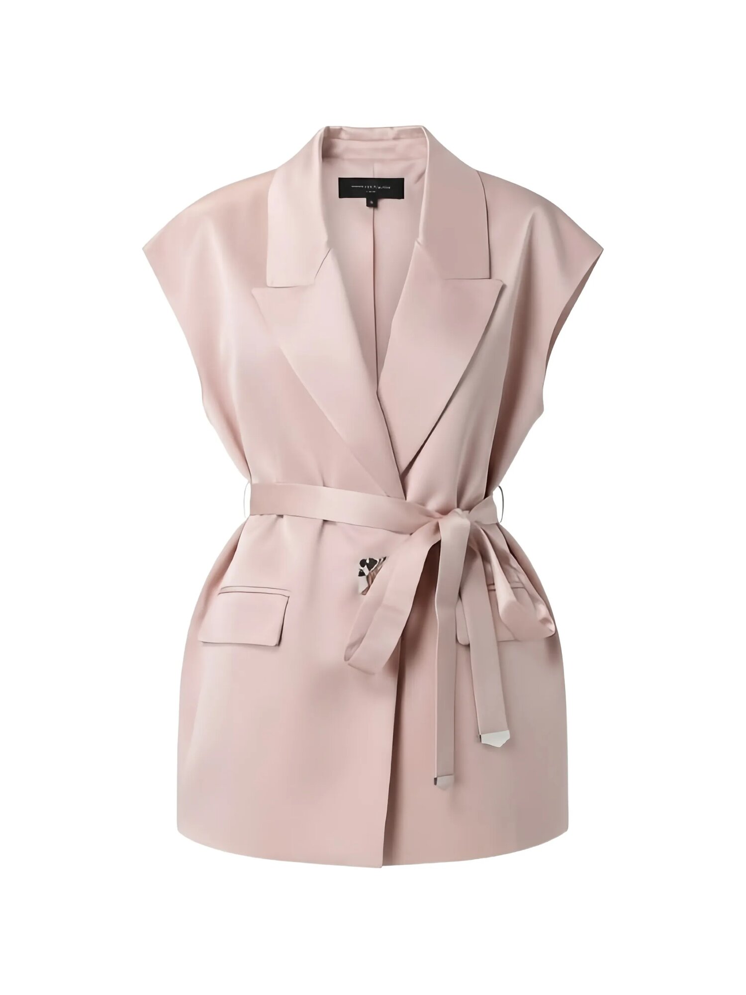 Пальто Belted satin gilet