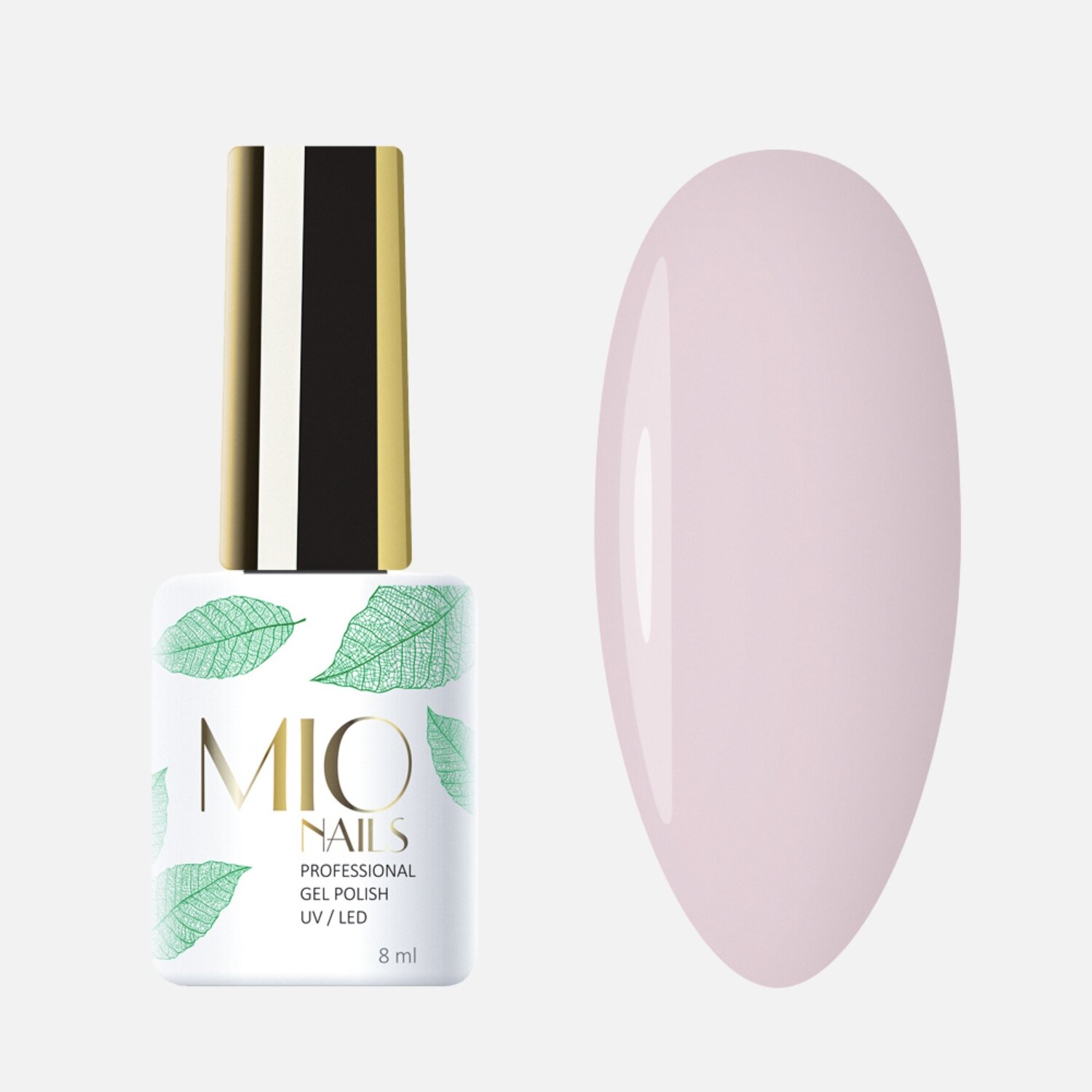 Гель-лак MIO Nails №E-16 Безмятежность 8 мл бежевый с лёгким розовым подтоном