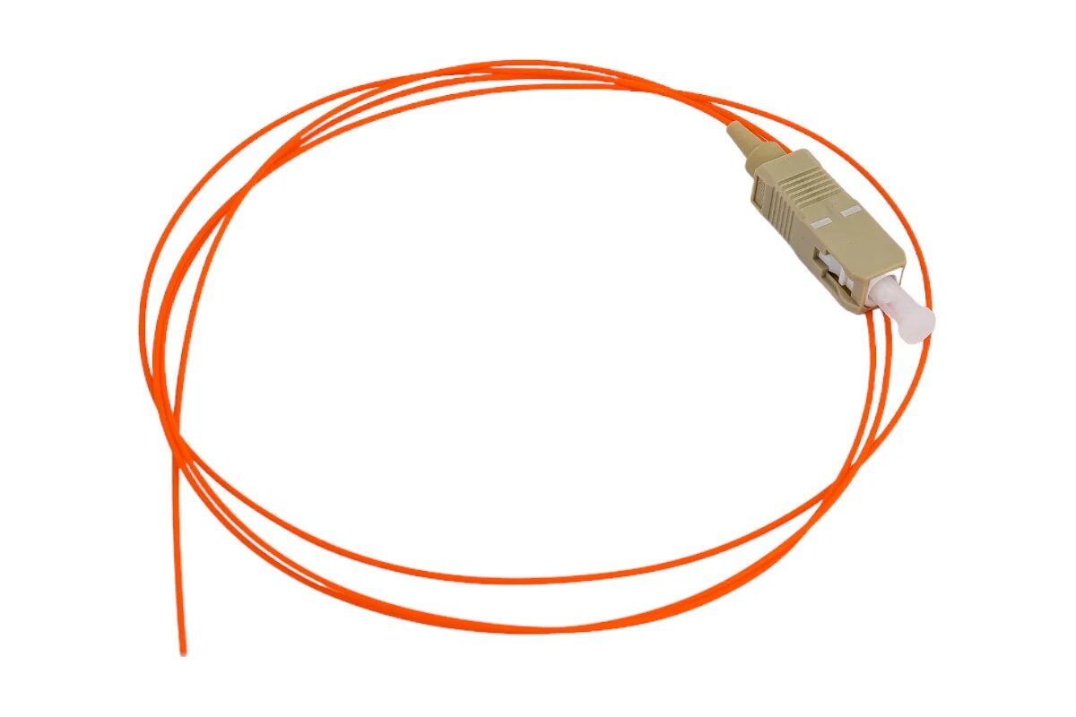 Пигтейл Hyperline FPT-B9-62-SC/PR-1M-LSZH-OR волоконно-оптический MM 62.5/125, SC 1.5м