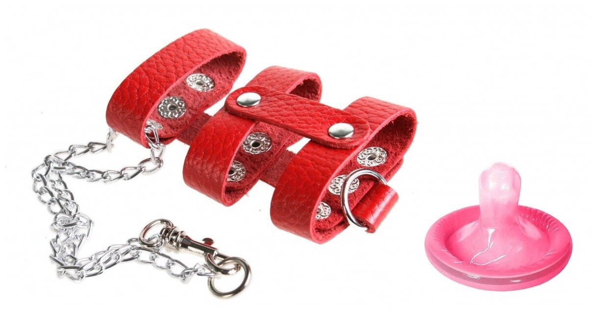 Поводок XXX красный