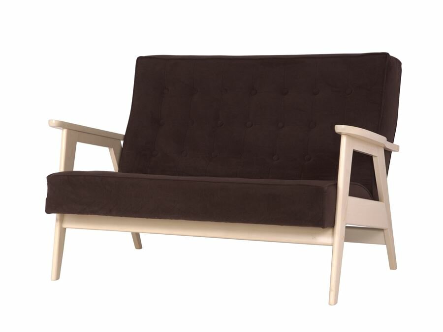 Диван двухместный RB ретро беленый дуб/RS 32 - коричневый 9266483013