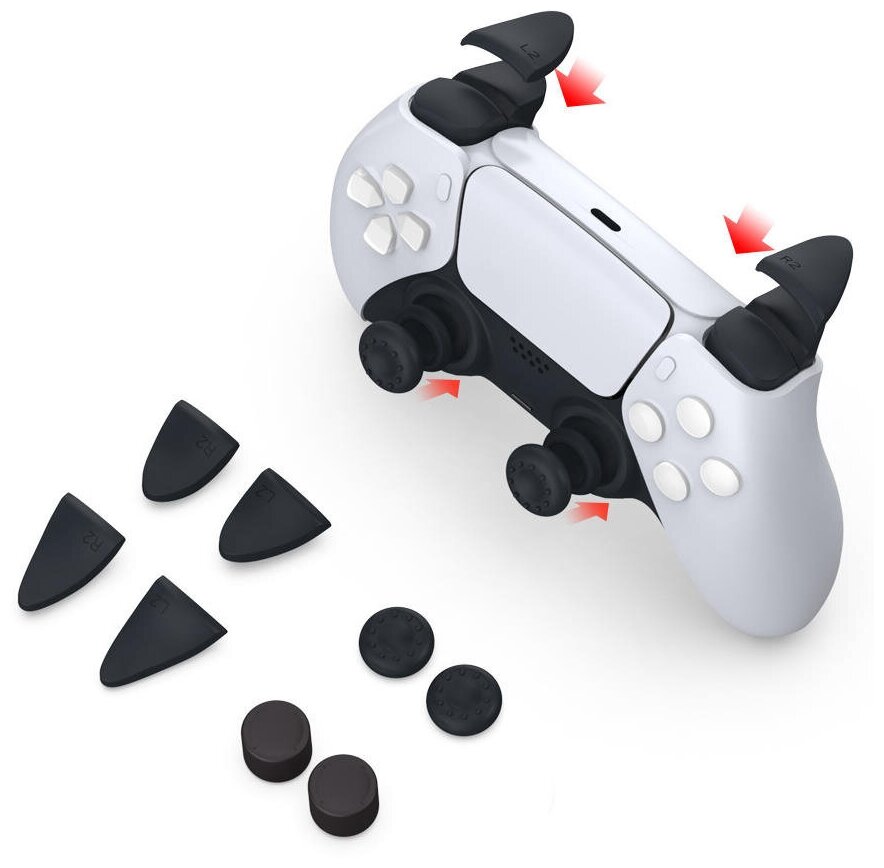 Комплект насадок для DualSense (PS5) (Dobe TP5-0513)