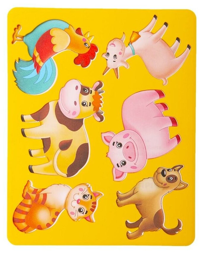 Проф-Пресс (канцтовары) Трафарет "Домашние животные"