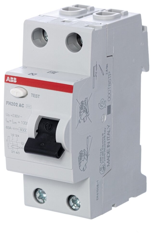 ABB FH202AC узо 2Р 40А 100mA (AC)