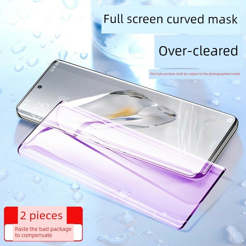 Защитное стекло с синим фильтром и защитой от взрыва для OnePlus Ace 3, без черных краев, 2 шт.