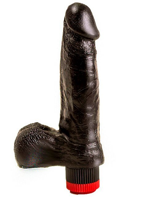 Вибромассажёр чёрный 16.5 см