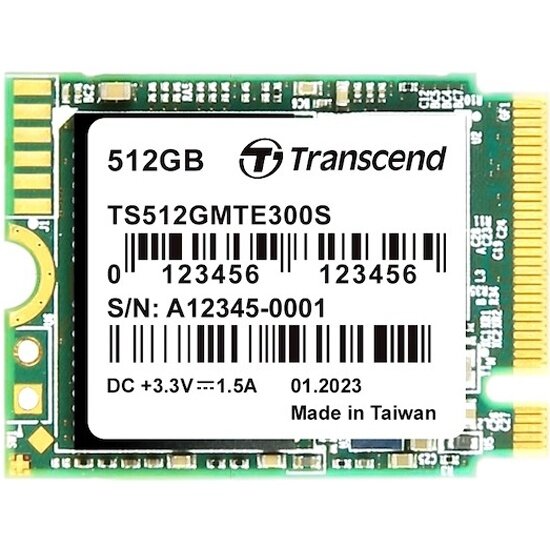 SSD диск Transcend SSD M.2 512GB MTE300S PCIe 3.0 x4 (TS512GMTE300S)