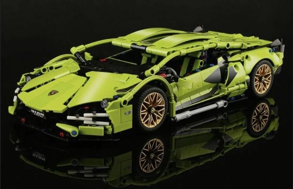 Конструктор сборная модель автомобиля Техника "Lamborghini Sin FKP 37" 9913 для детей и взрослых, мальчика, девочки, сборная модель Ламборджини 1280 деталей