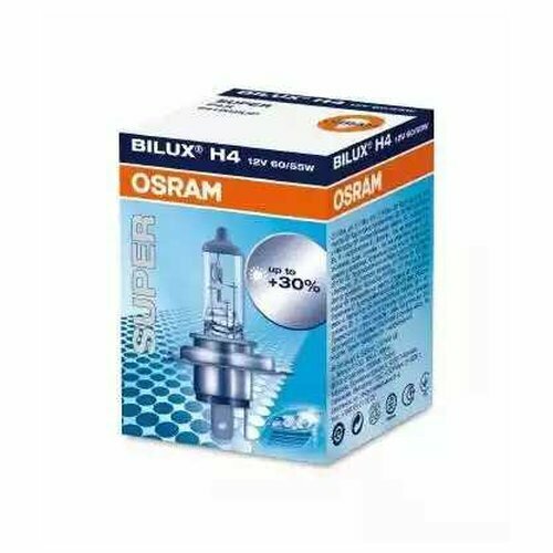 Лампа 64193SUP H4 12V (60/55W) P43t-38 30 % света Osram 64193SUP для ABARTH GRANDE PUNTO 199 (2007-2012), ABARTH PUNTO 199 (2012-н. в.), Alfa Romeo 164