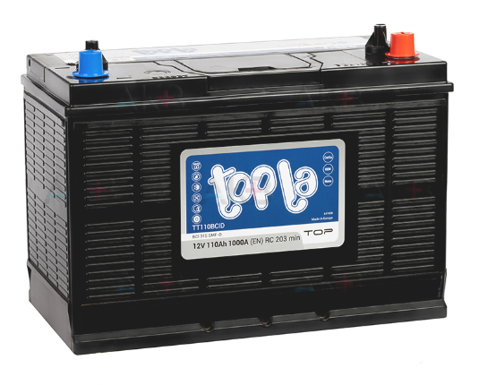 Аккумулятор грузовой/лодоч. TOPLA Top 110А/ч 1000А ОП BCI 31S TT110BCID (118610) 31S-1000 винт+конус (330x175x240) 330x175x240