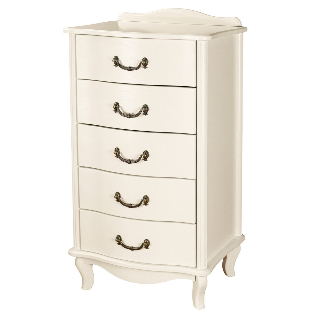 Комод Мебелик "Джульетта" узкий 5 ящ. Дуб шампань Размеры: Высота 500мм Глубина 170мм Ширина 950мм