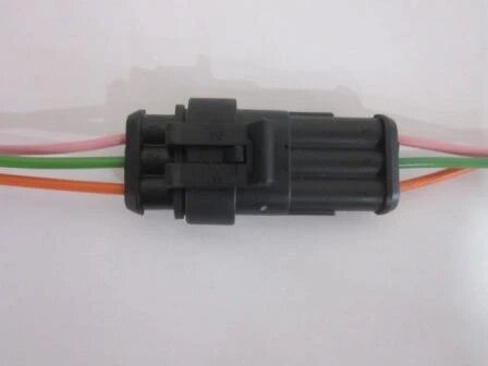 Колодка разъемов (3-контакт.) герметичная с проводом