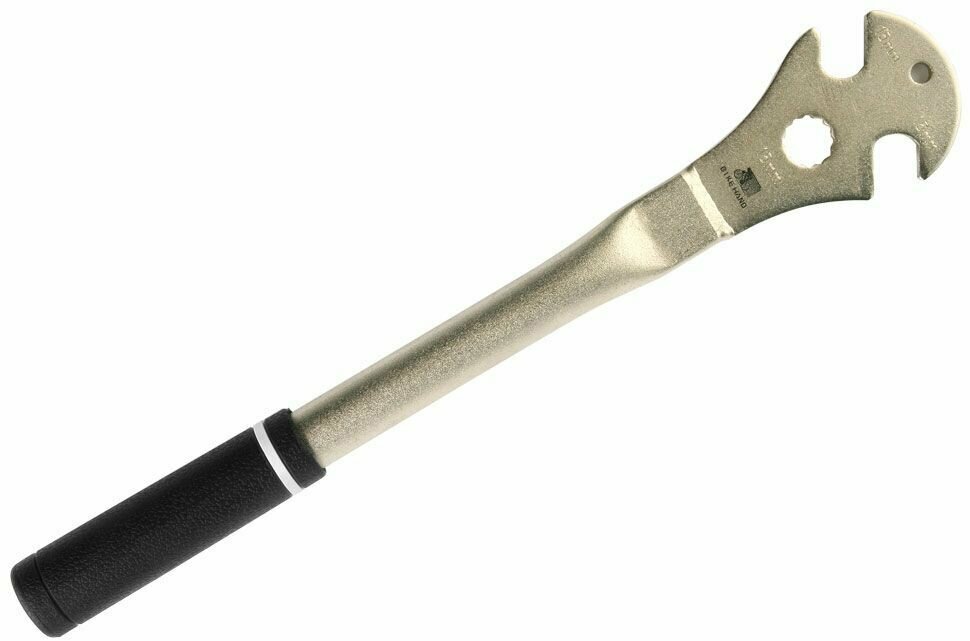 Ключ гаечный для педалей Bike Hand YC-163L, 15 мм, обрезиненная сталь, арт. 230016