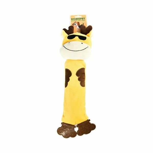 HOMEPET Игрушка для собак Seaside Лось плюшевый, с пищалкой, 43х12 см