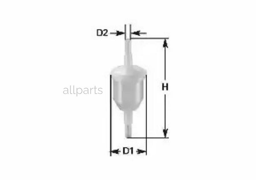 CLEAN FILTERS MBNA006 CLEAN фильтр топливный MBNA 006 (=WK 31/2 (10))