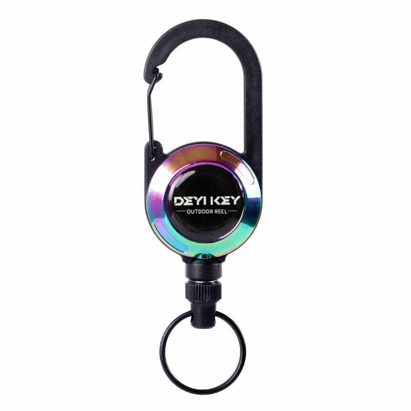 Магнитный карабин из цинкового сплава, прочный, с легким вытягиванием, высоким отскоком, выдвижной пряжкой, брелок для ключей, для активного отдыха, карабин для скалолазания, противоугонный