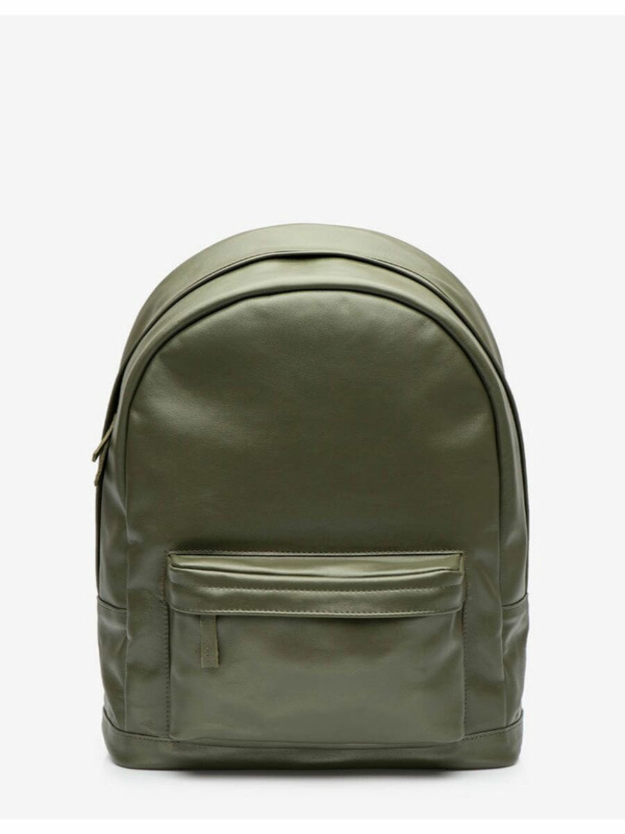 Круглый рюкзак из натуральной кожи