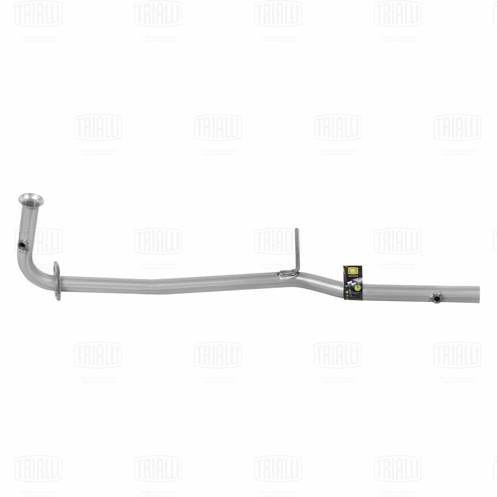 Труба приёмная Trialli ERP0901, для Renault Logan, алюминизированная сталь, серебристая