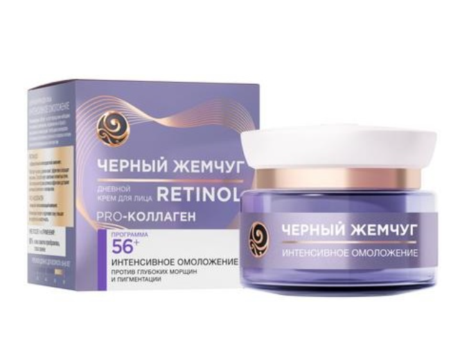 Черный жемчуг Крем для лица дневной от 56 лет, 50 мл
