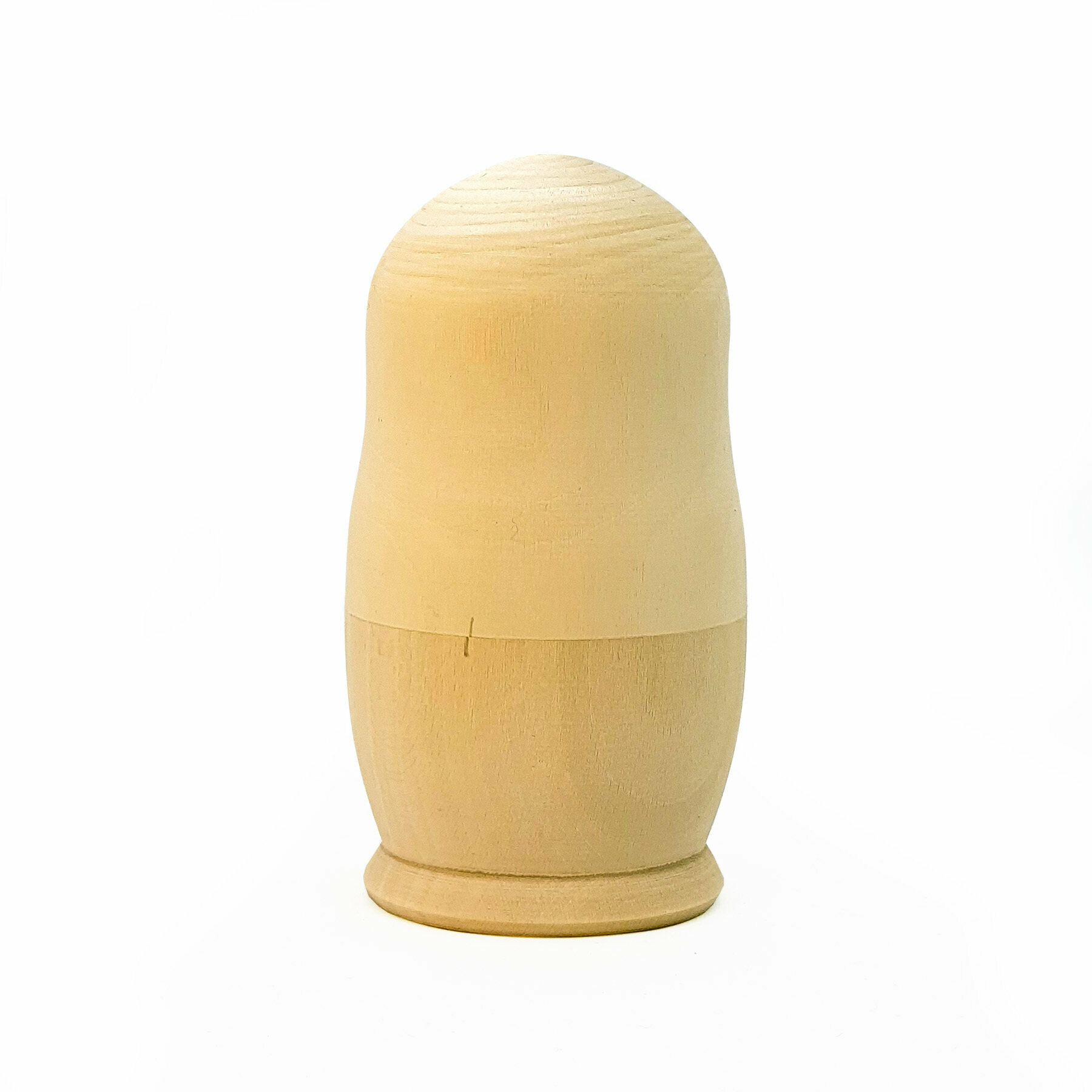 Матрешка 90*d50мм пустотелая, деревянная заготовка