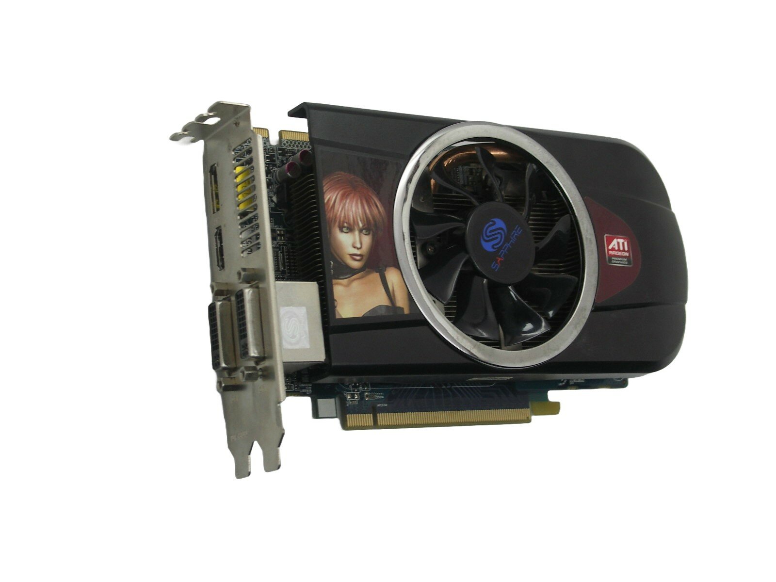 Видеокарта 1Gb Radeon 5770, PCI-E, SAPPHIRE HD5770 1G GDDR5 PCI-E DUAL DVI-I/HDMI/DP