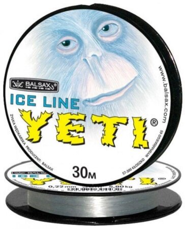 Леска Balsax "Yeti Ice Line", 0,16 мм, 3,2 кг, 30 метров (2шт)