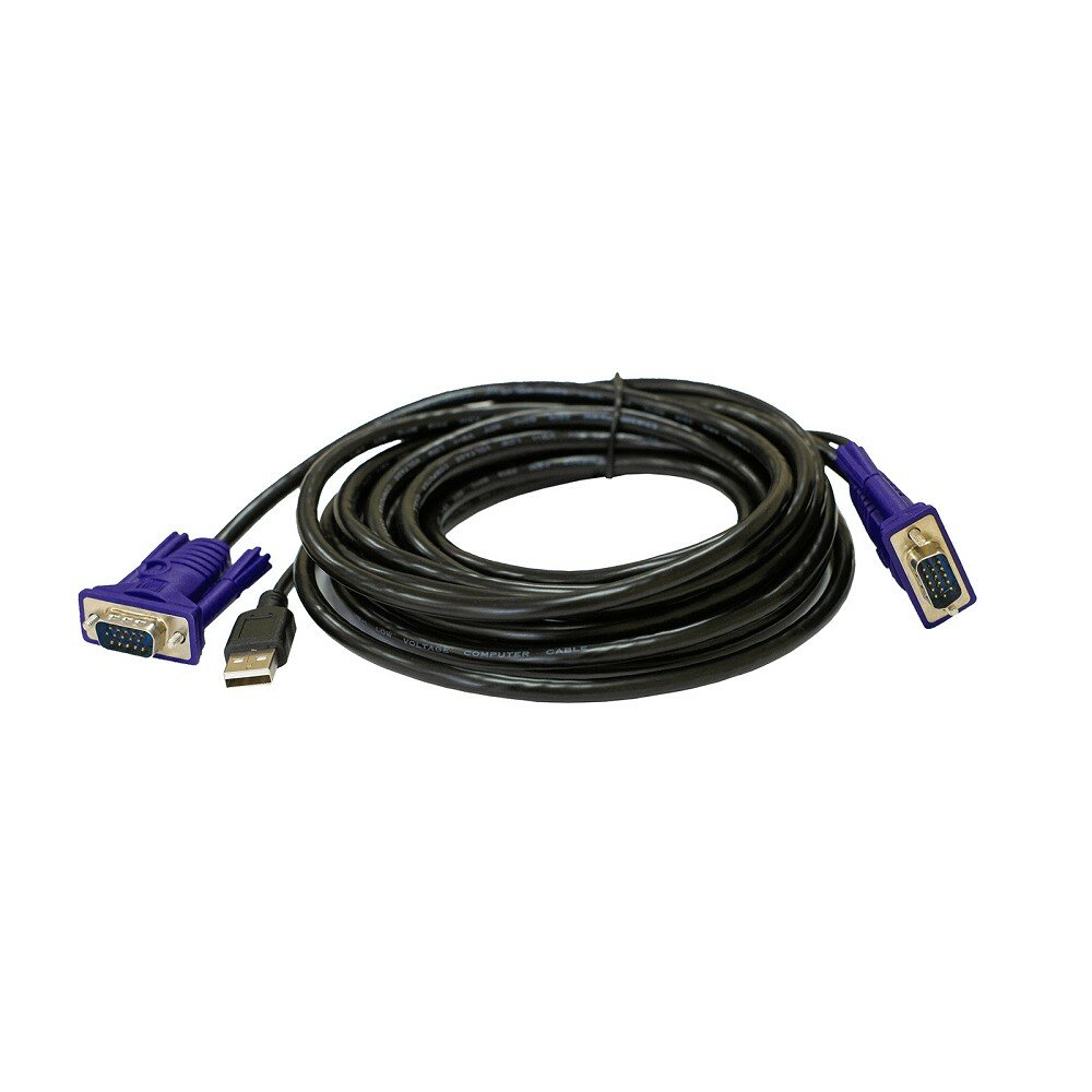 ORIGO Переключатель OKVMCU5 A1A KVM-кабель с разъемами VGA и USB, 5 м