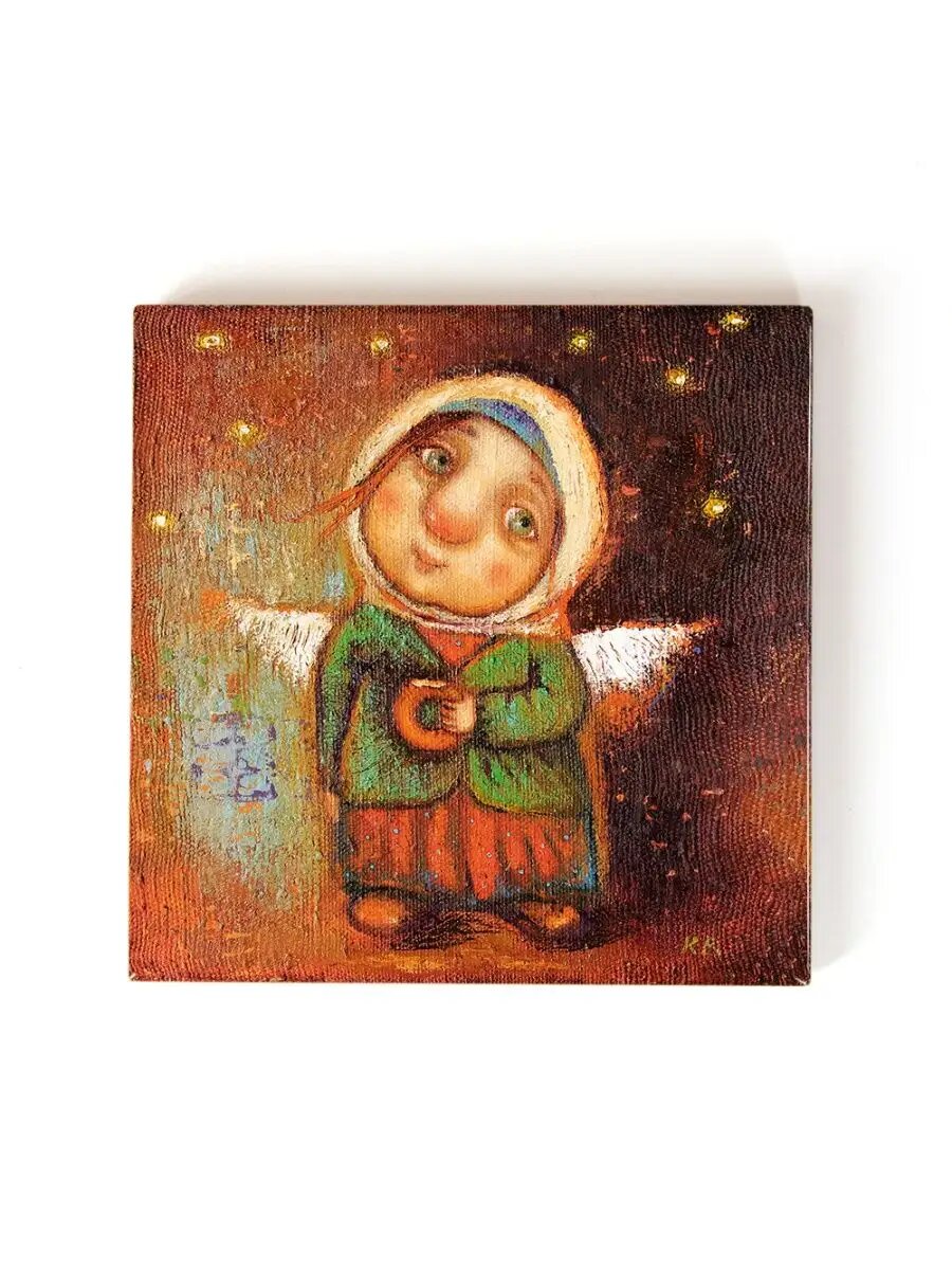 Магнит на холодильник с ангелом