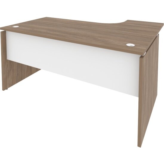 Стол эргономичный Riva CHAIR левый O. SA-4 (L) Дуб аризона/Белый бриллиант 1580*1180*750 Onix