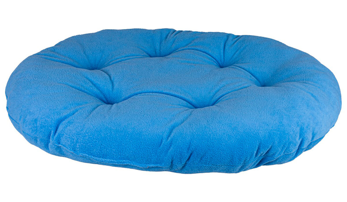 Лежак для собак и кошек Xody Овальный № 4 флис 63 х 55 х 10 см