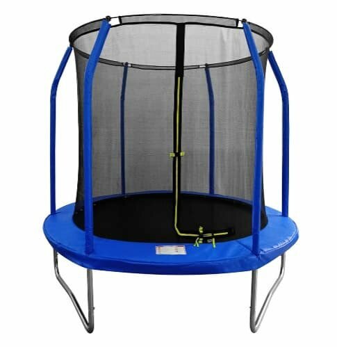 Батут Trampoline 6 ft (1,8 м) с внутренней сеткой и кольцом сверху TD-0603 (Синий)