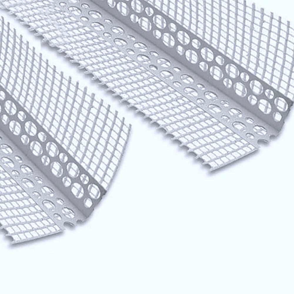 Профиль угловой Oxiss, ПВХ, армирующая сетка, 10x10 см, 2,5м, 50 шт