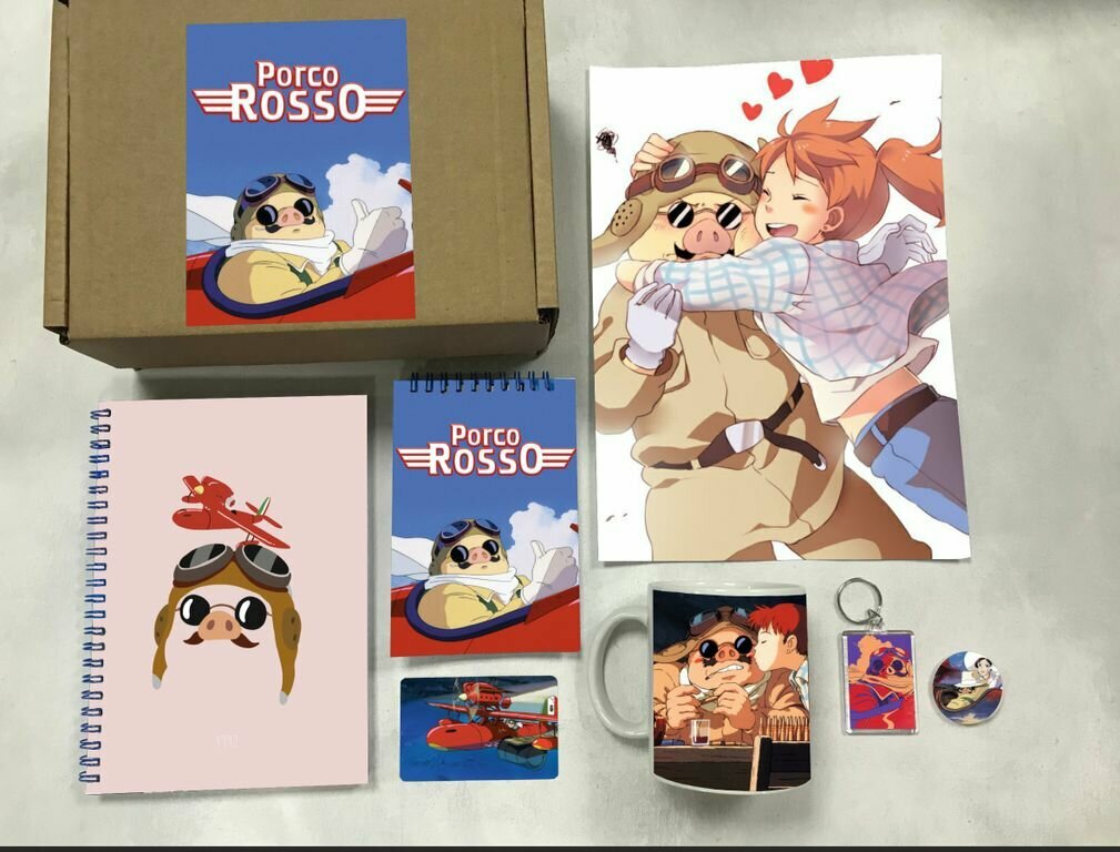 Бокс Порко Россо, Porco Rosso №6, Товары с вашими картинками