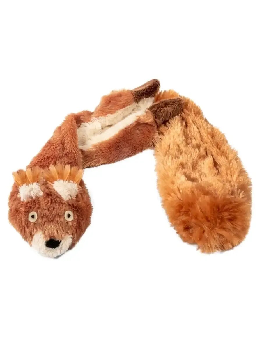 Игрушка для собак GiGwi Plush Friendz шкурка белки с пищалкой ,61 см