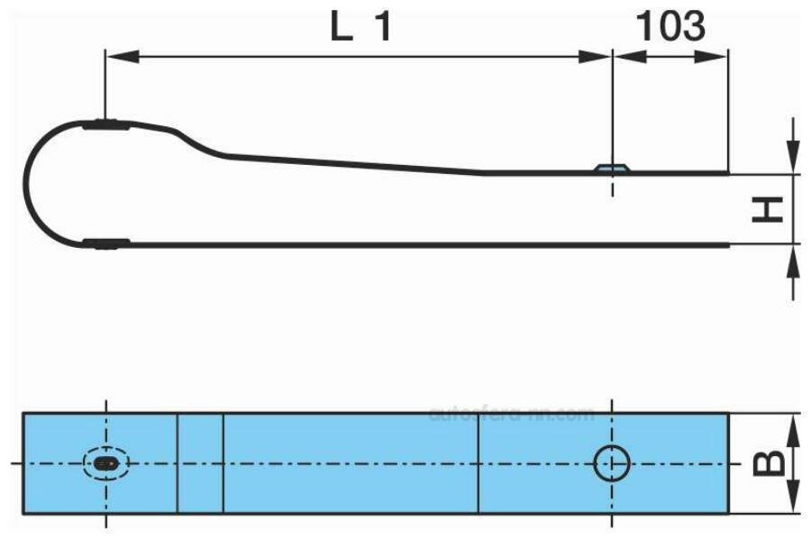 BPW 0534830050 >>03.348.30.59.0 пластина фиксирующая! рессоры \ BPW