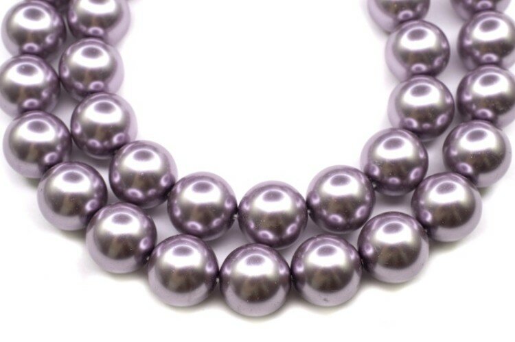 Жемчуг Preciosa Maxima, цвет lavender, 12мм, 704-072, 2шт