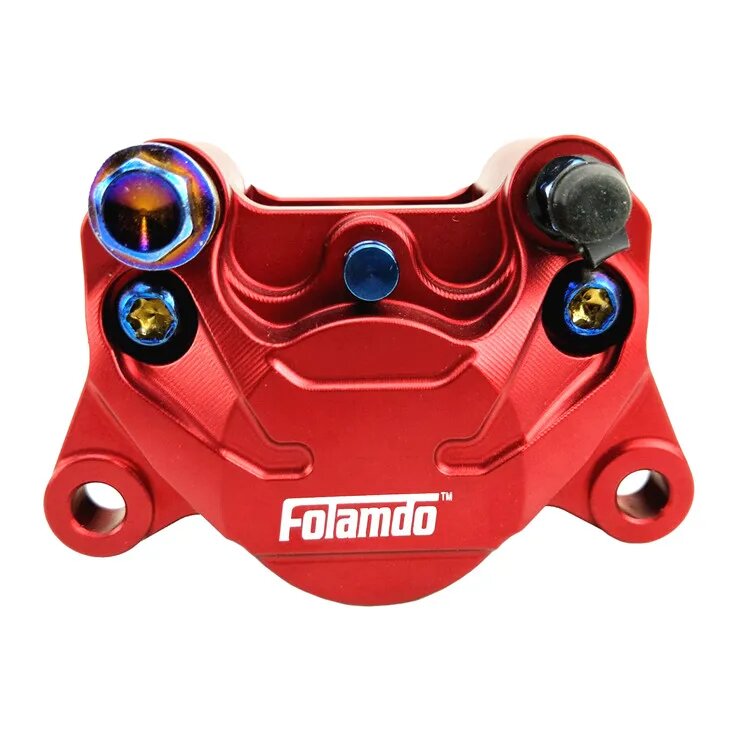 Модификация мотоцикла 84 мм, Электрический коридор, 2 поршневых тормозных суппорта для скутера, Rsz, Jog, кронштейн для грязевого питбайка, GROM Красный