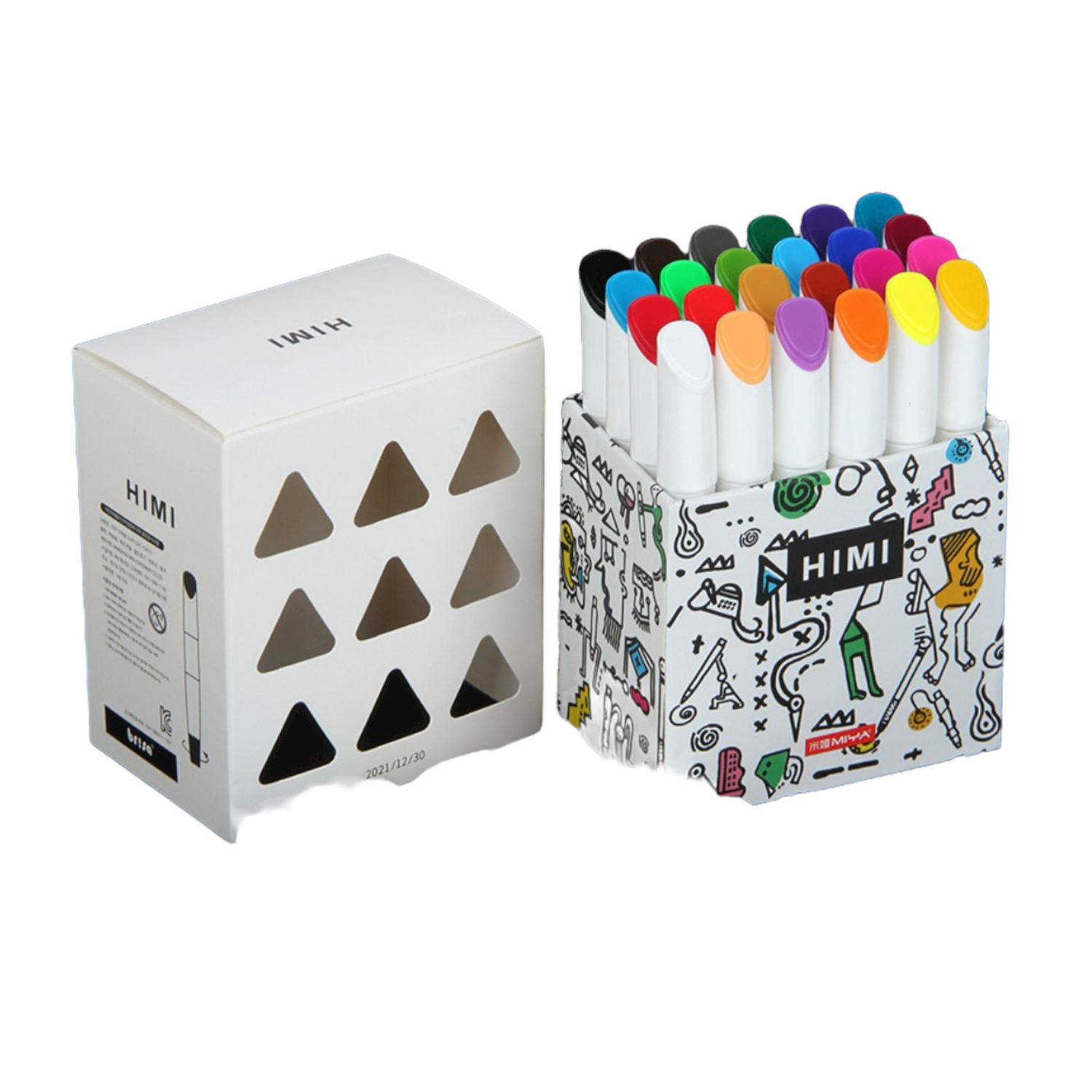 Карандаши пастельные HIMI MIYA 24 шт.