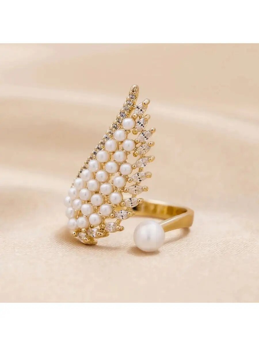 Кольцо, кристалл, кристаллы Swarovski, фианит