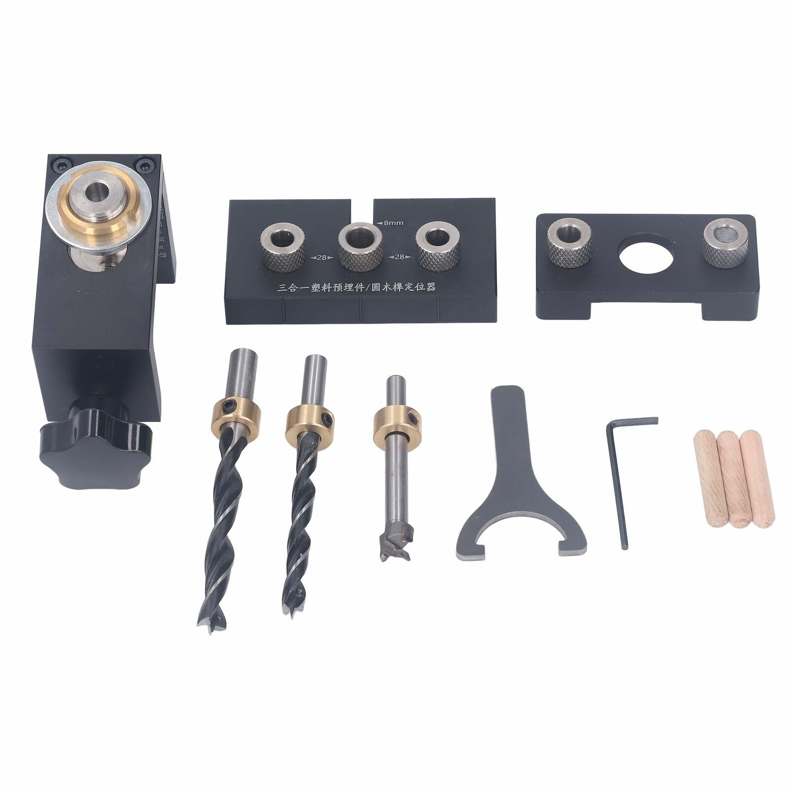 Набор для сверления под дюбели из алюминиевого сплава