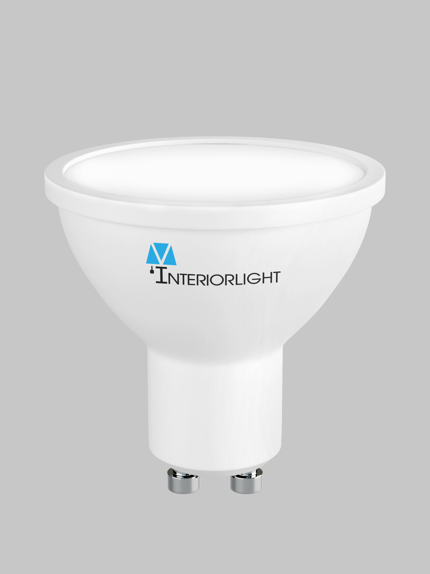 Упаковка светодиодных ламп Interiorlight GU10, 7Вт, 4000К (дневной белый), тип рассеивателя матовый,560lm, 10 штук
