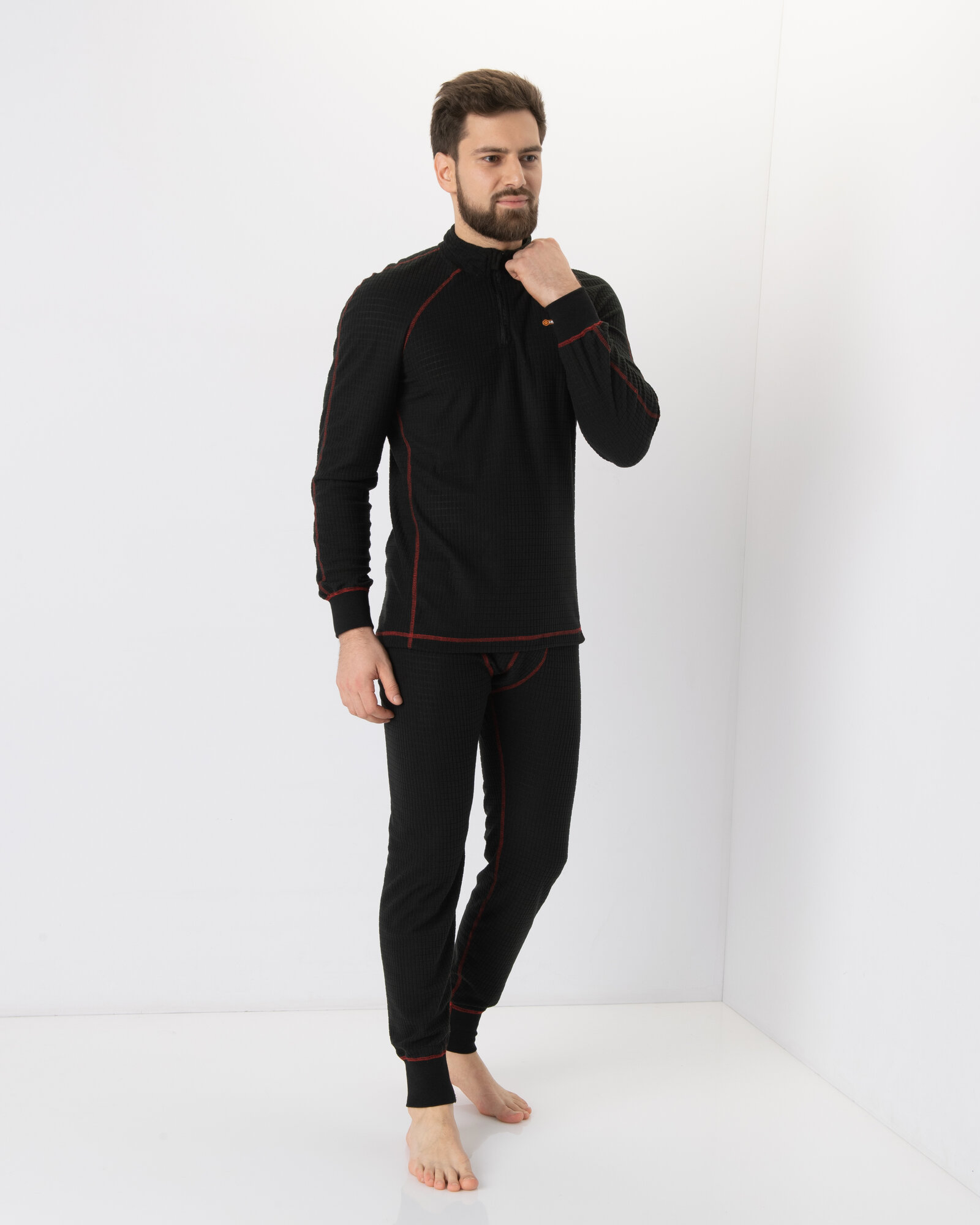 Термобелье мужское ThermoLine Zip фактурный Huntsman р. 60/62