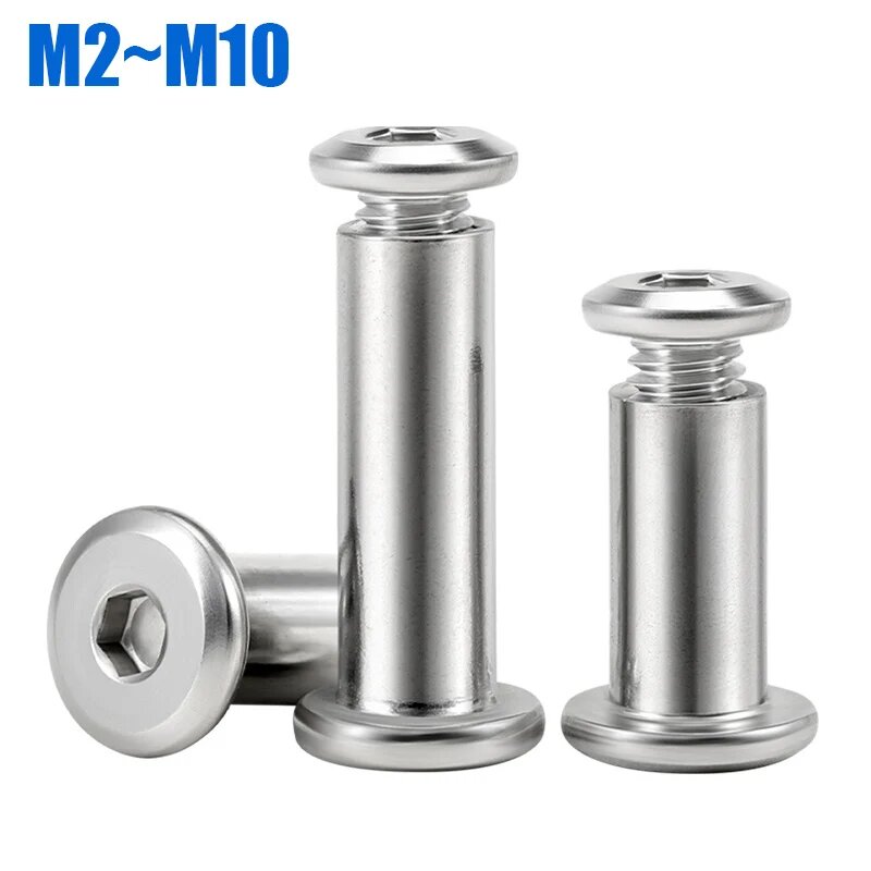 Нержавеющая сталь мебельные заклепки M2-M10 D4-D13 M5-D6mm(5pcs), 18mm