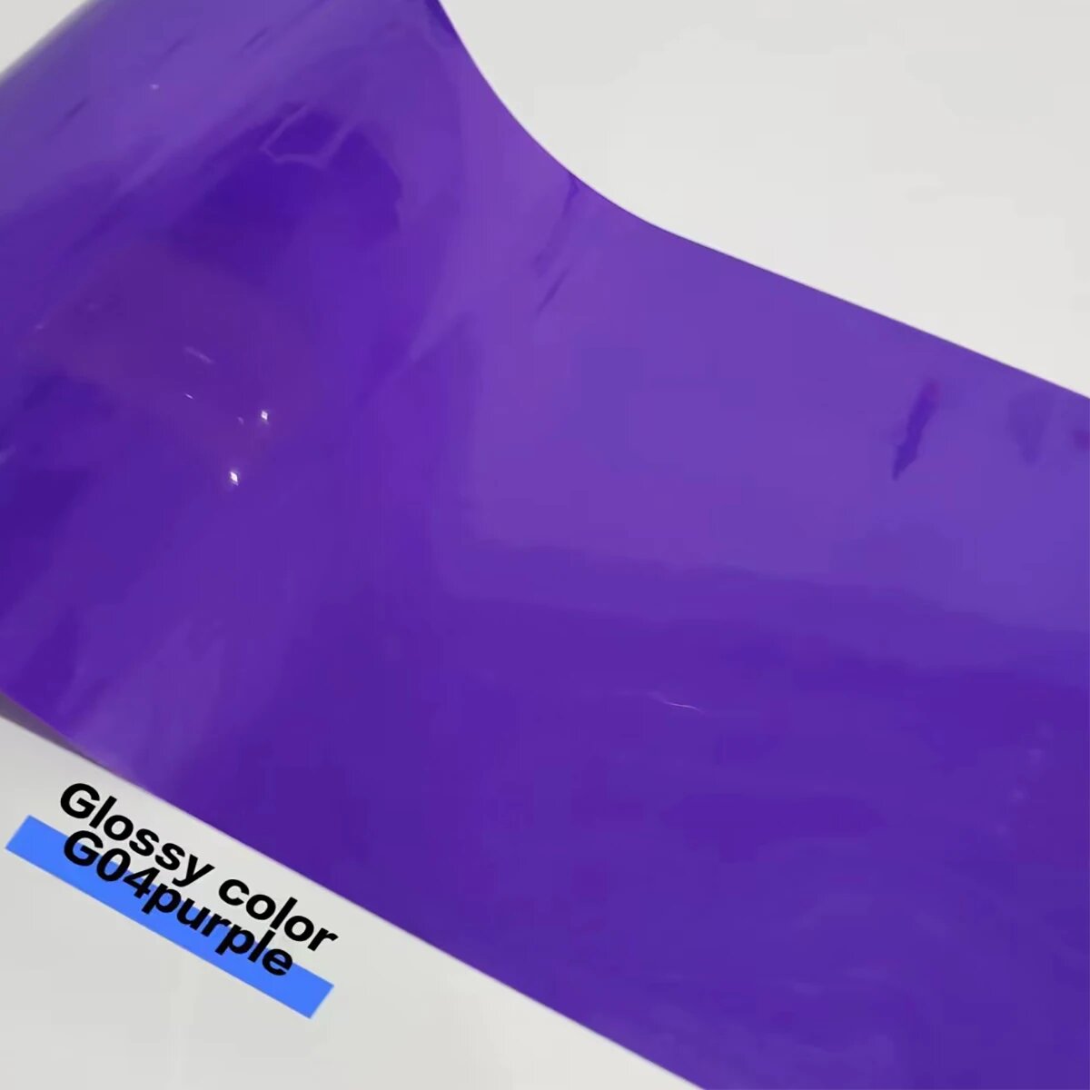 Глянцевая самоклеящаяся виниловая пленка CHEONET Фиолетовый, 30x21CM, Purple