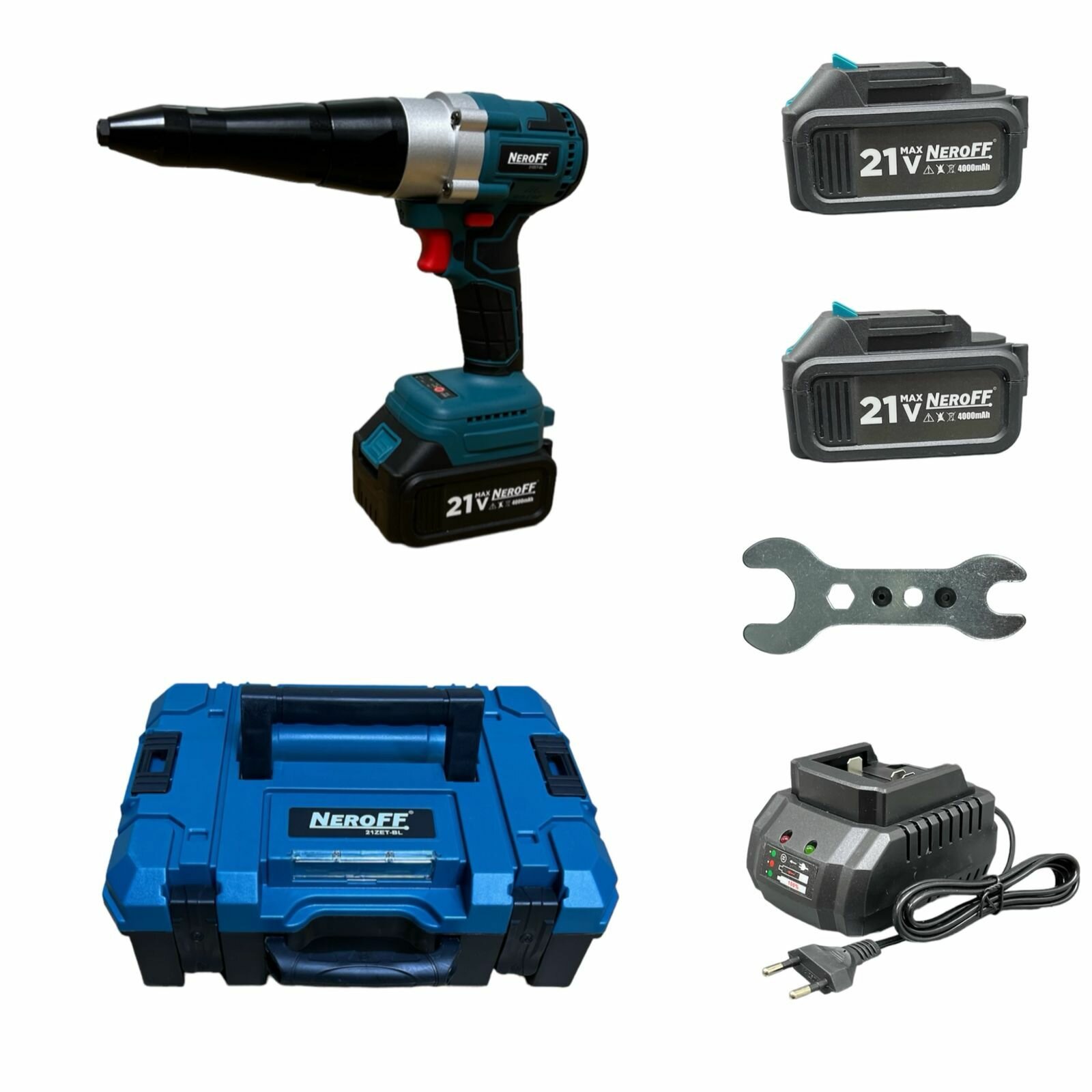 Заклепочник аккумуляторный NeroFF 21ZET-10