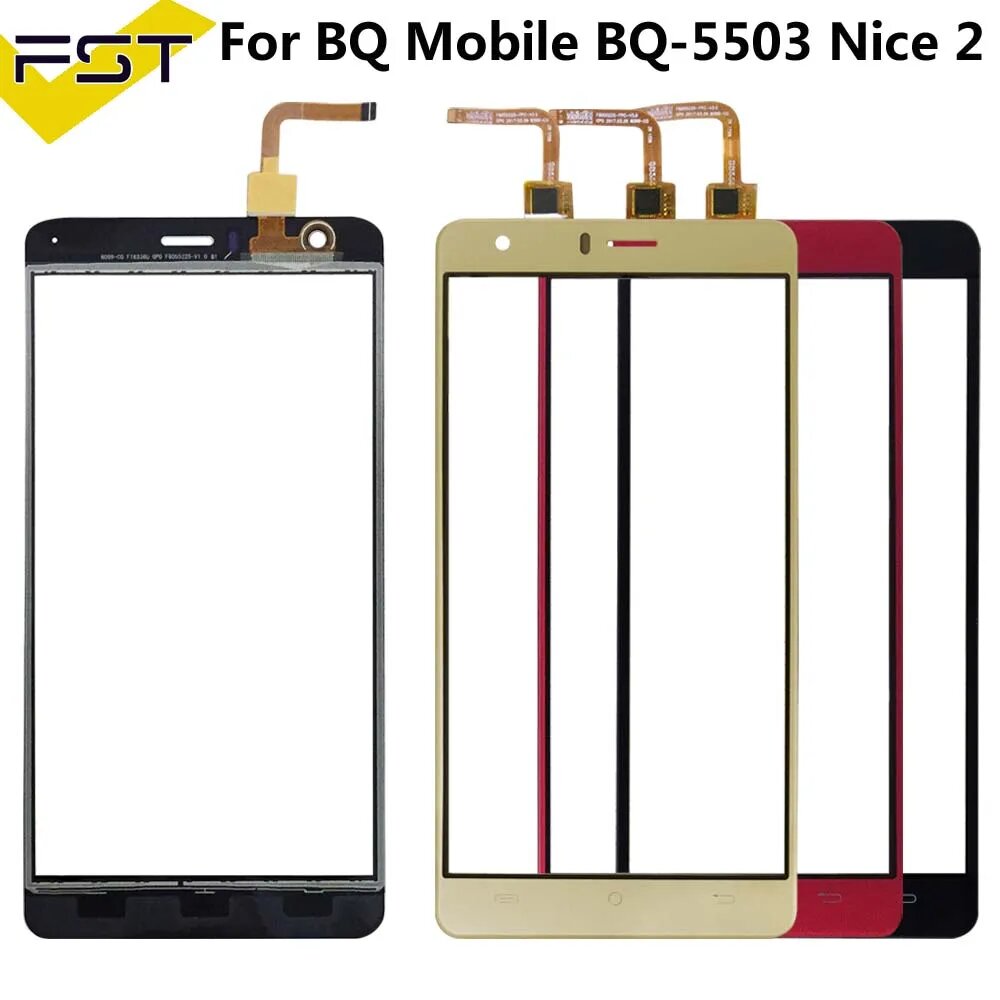 Для BQ Mobile BQ-5503 BQ 5503 Nice 2 сенсорных экрана, датчик объектива 5,5 дюйма, Black No Tools